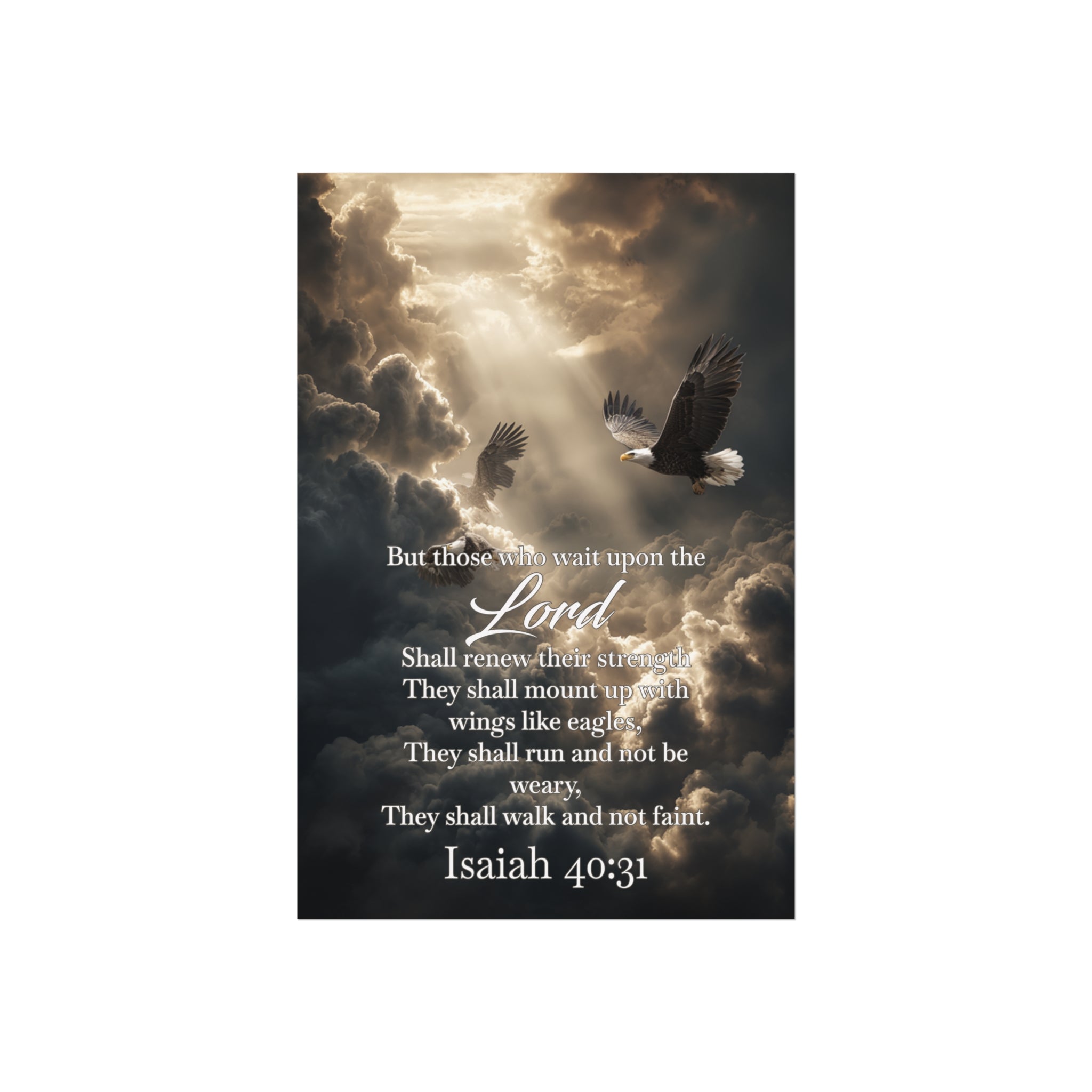 Isaiah 40:31 Poster – Spirit Designz LLC